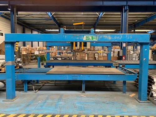 Timesavers, sheet to sheet polishing line, 4000mm L x 1500mm width x ...