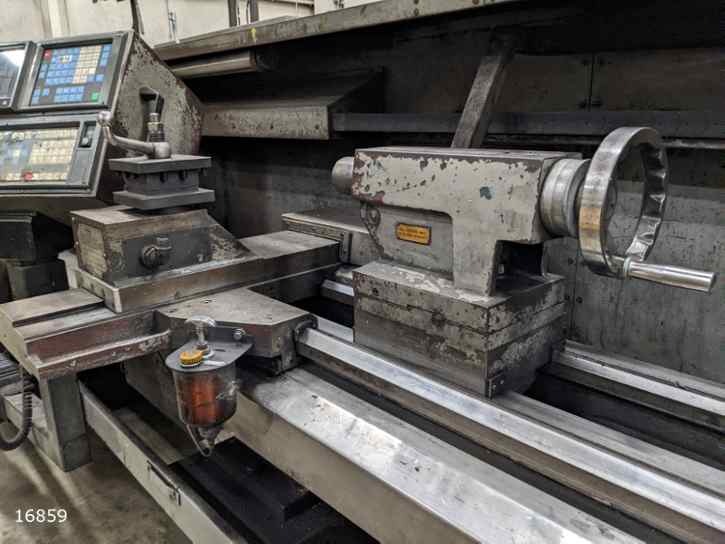 50" x 120" Powerturn, lathe, 2000 RPM, 10" 3-jaw, fanuc Control, 3-3/16 ...