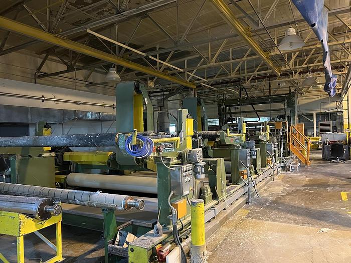 Toschi Tosotec, 132" belt driven unwind stands, 72" diameter, 1998 for ...