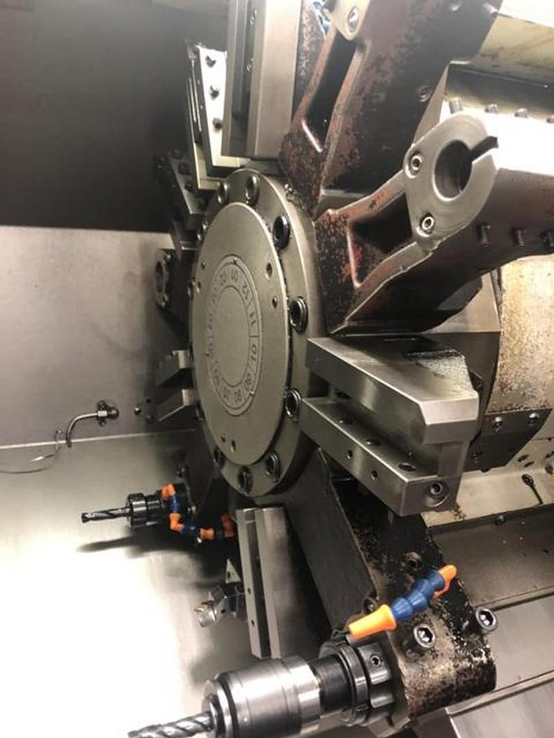 Mazak #SQT-30MS, CNC turning center, 22" swing, 12" chuck, 3-jaw, 33 ...