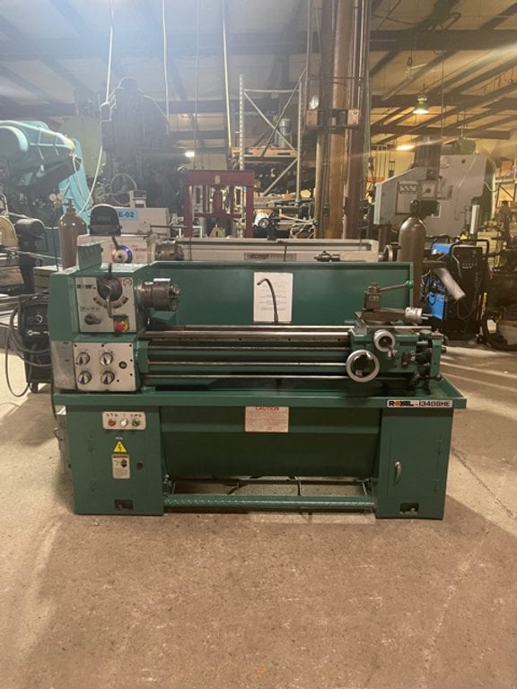 Royal #GHE-1340, lathe engine, 3-jaw chuck, 3 HP, 240 V., 3-phase ...