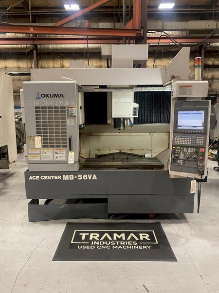 Okuma #MB-56VA, CNC vertical machining center, 20 automatic tool ...
