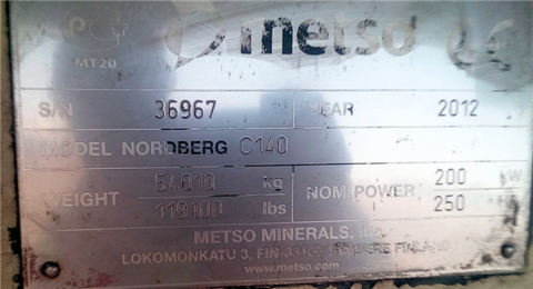 Metso Lokotrack #LT140, Crushing Plant For Sale | Surplus Record
