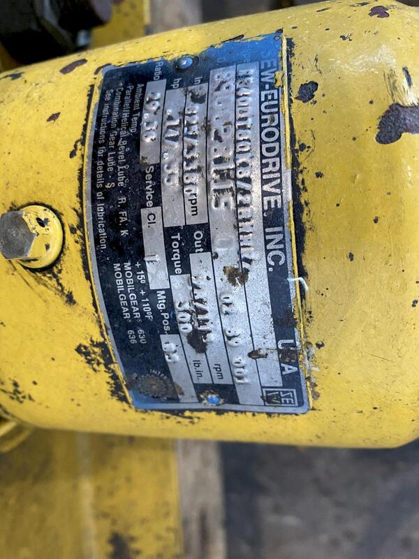 3 Ton, Munck Top Running Trolley Hoist, 60" trolley gauge, 26" overhead ...