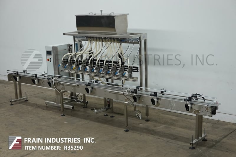 E-Pak, automatic, inline, 10 head, Stainless Steel, time based gravity ...