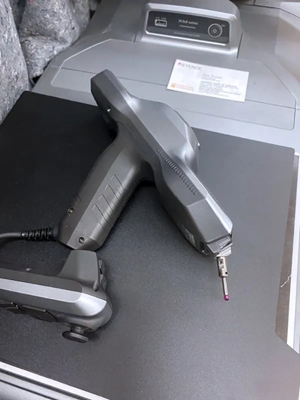 Keyence #XM-1000, coordinate measuring machine, XM-1500 controller, OP ...
