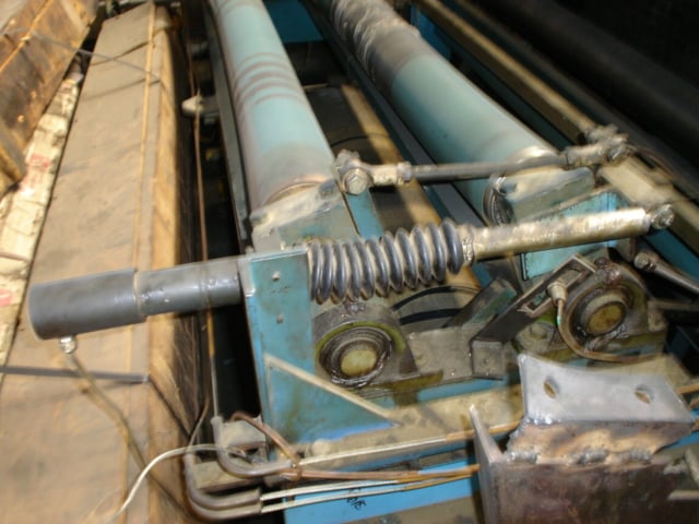 6" x 76" Banana Roll Assembly, Mount Hope, material spreader w/curved ...