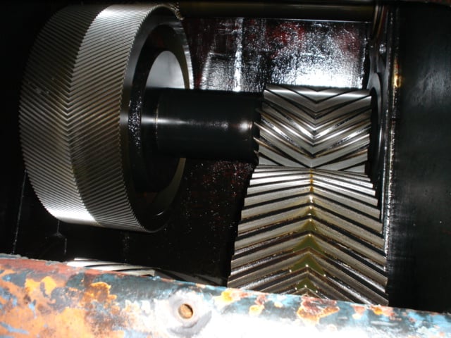 400 HP @ 600 RPM, Amcot, parallel shaft gearbox reducer, 31.66:1 ratio ...