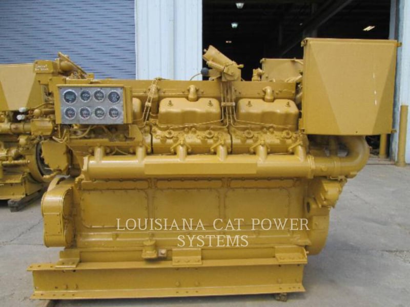 850 HP @ 1200 RPM Caterpillar #D398, S/N: 66B10501, 1982 for Sale ...