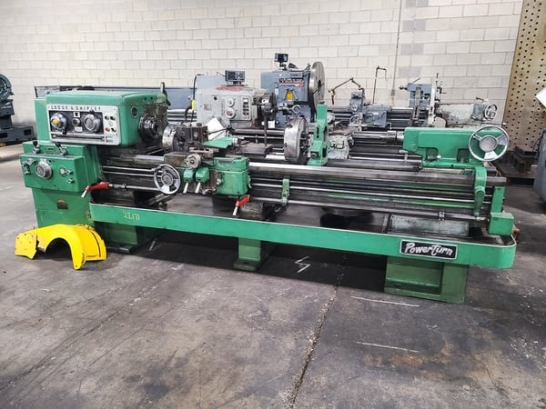 18" x 78" Lodge & Shipley #1610 PowerTurn lathe, 10" swing over cross ...