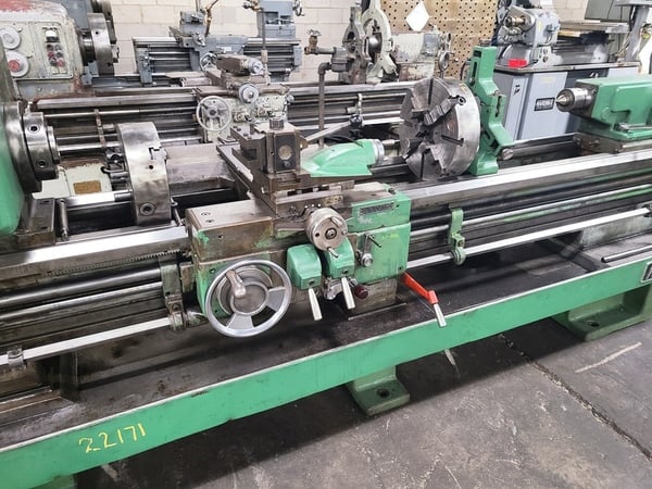 18" x 78" Lodge & Shipley #1610 PowerTurn lathe, 10" swing over cross ...