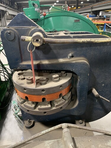 Rotex, rotary turret hand punch, on floor stand, 12", 12 station, #1323 ...