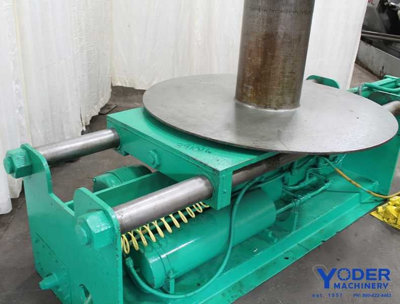6000 lb. Horizontal uncoiler, manual horizontal payoff, pneumatic brake ...