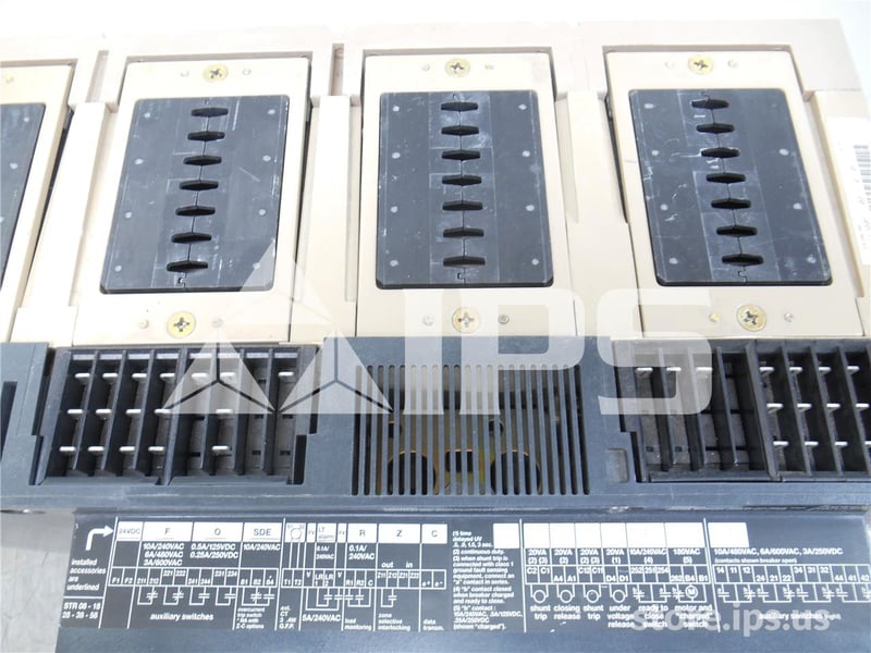 1200 Amps Square D Merlin Gerin Mp12 H1 Mo/bi 4 Pole Str38s Lsi, 1200 ...