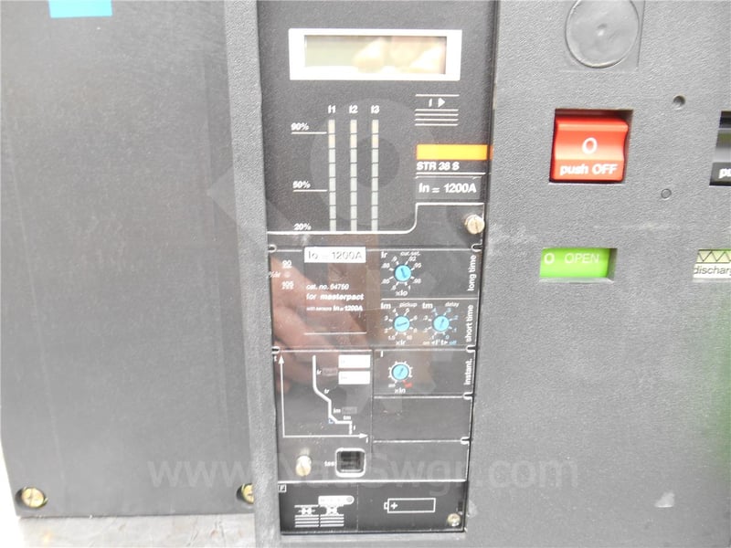 1200 Amps Square D Merlin Gerin Mp12 H1 Mo/bi 4 Pole Str38s Lsi, 1200 ...