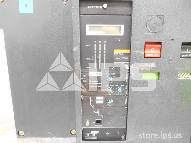 1200 Amps Square D Merlin Gerin Mp12 H1 Mo/bi 4 Pole Str38s Lsi, 1200 ...