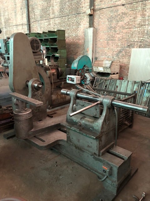 50" Bliss #6, very heavy duty, w/ 10" risers, 4-speed Drive-All gear ...