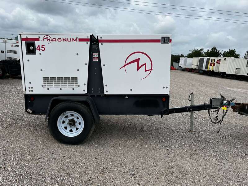 31 KW Magnum #MMG45, Trailer Mounted, sound attenuated enclosure, Tier ...
