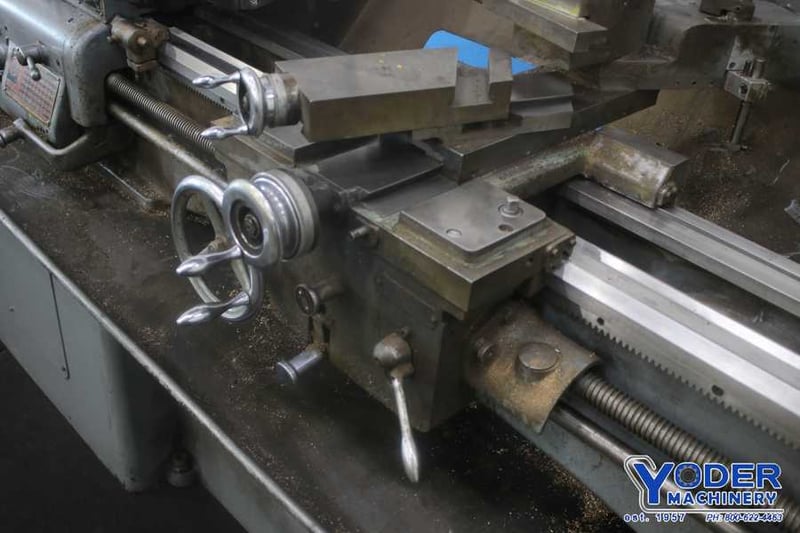 15" x 50" Clausing #15", engine lathe, 9-1/2" swing over cross slide ...