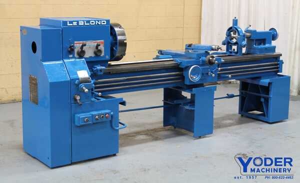 19" x 80" LeBlond #8F, engine lathe, 11" swing over cross slide, 4-jaw ...