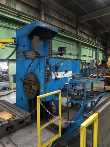 5.2" Union #BFP-130, horizontal boring mill, 63" x55" rotary table, 360 ...