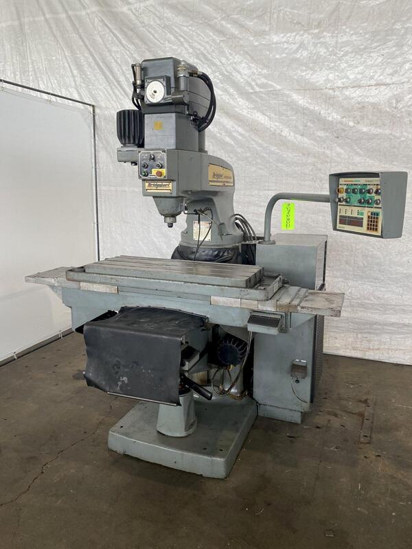Bridgeport #Series-II, CNC vertical mill, 47" x16-5/8" table, 2 HP, 50 ...