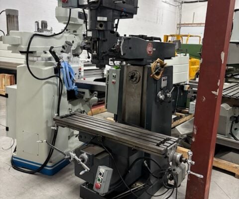 Holke #F11-V, 10" x44" table, 32" X, 16" Y, 16.5" Z, 48-3400 RPM ...