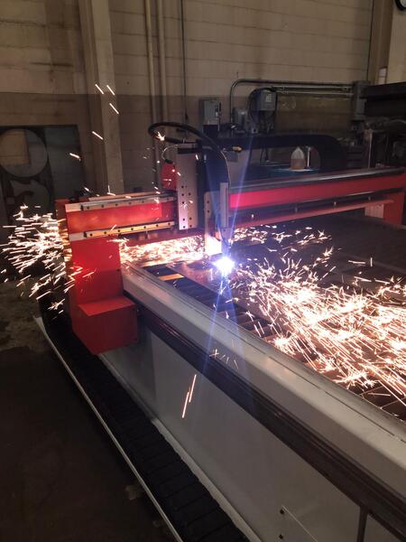 AKS #Plasmatic, 5' x 10' CNC plasma table, Hypertherm Pro 19 ...