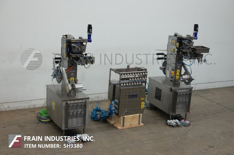 Fords Packaging Systems #220, twin head free standing capping presses ...