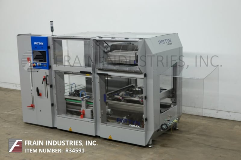 Pattyn Packaging Line #Ceflex-41LTR, automatic case erector, bottom ...