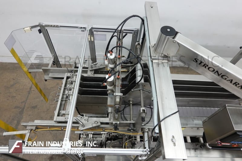 Hamrick #300D, automatic Stainless Steel drop case packer, 15 cycles ...