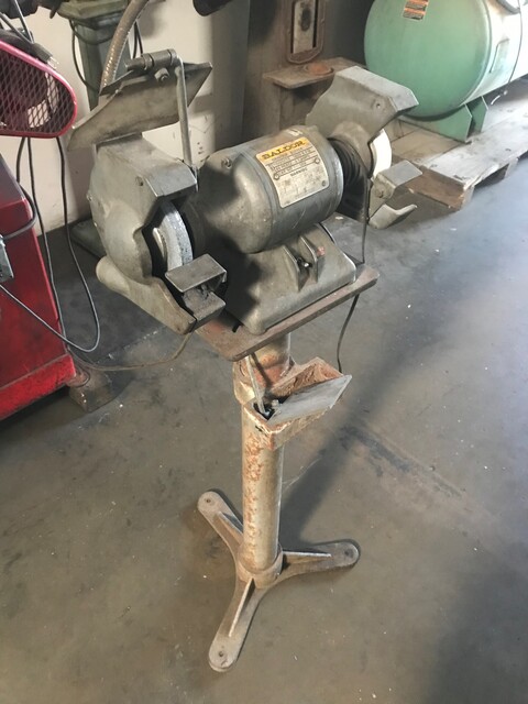 6" Baldor #662E, Bench Grinder, 3/4" wheel width, 1/2" wheel bore, 3600 ...