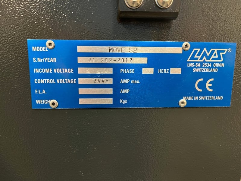 LNS #Quick-Load-Servo-QL-MOVE-S2 Bar Feed, serial #211252-2012, 2012 ...