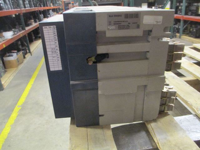 4000 Amps, Square D, NW40H2, MasterPact breaker, electrically operated ...