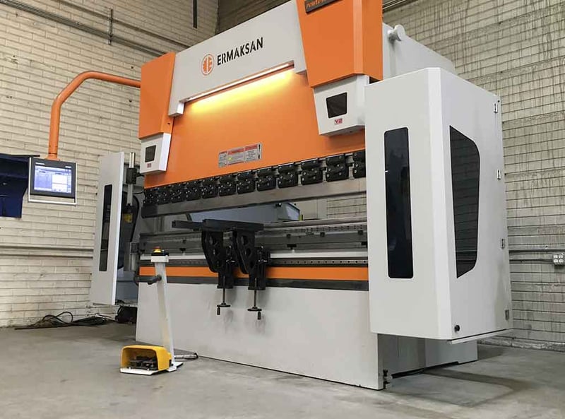 66 Ton, Ermaksan #Power-Bend-Falcon-2100-66, 6' 8" OA, 66" between ...