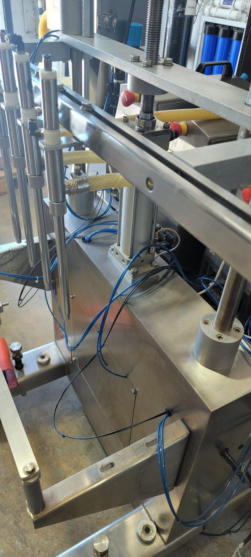 Acasi Machinery #PU-4000, Gear Pump Filler, 4 Pumps, 4 Feeders, 2008 ...