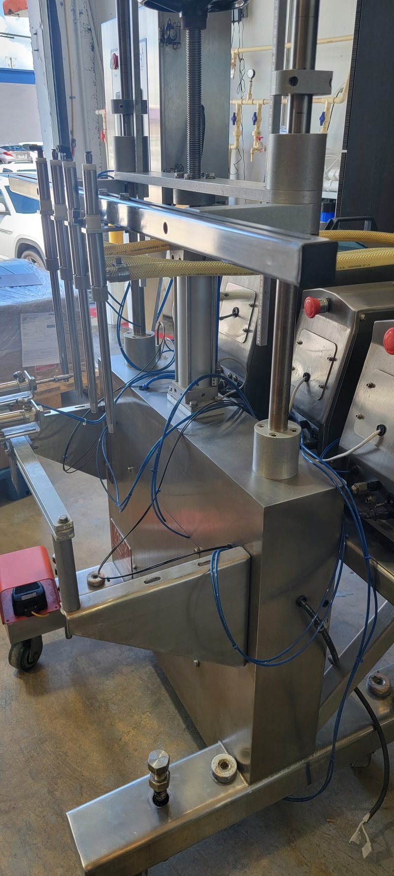 Acasi Machinery #PU-4000, Gear Pump Filler, 4 Pumps, 4 Feeders, 2008 ...