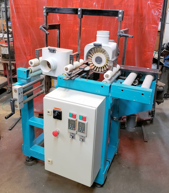 11-3/4" Opti-Sand #L202, Sealer/Denibber Sander, 2-head, 4" H, 12" L ...