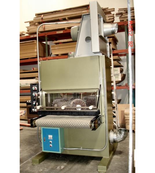 39" Chen San Fung #SD-100, Denibbing Sander, (1) head w/ (6) 0.5 HP ...