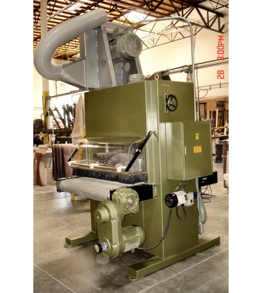 39" Chen San Fung #SD-100, Denibbing Sander, (1) head w/ (6) 0.5 HP ...