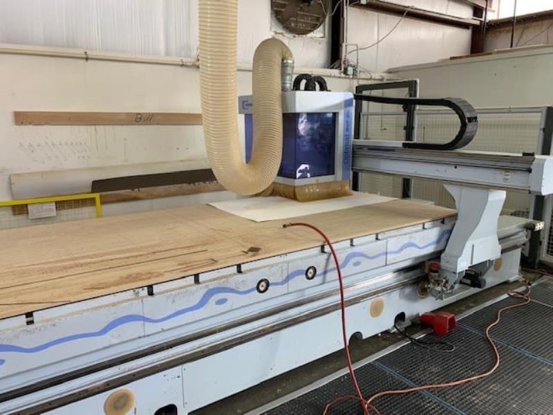 Weeke #BHP-200, Flat Table Machine w/ATC/Boring, 5' x 12' table, 145.6 ...