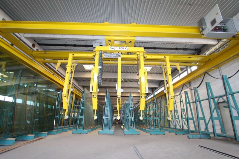 Hegla PBS-6133, Glass Gantry Loading System, Automatic loading rotating ...