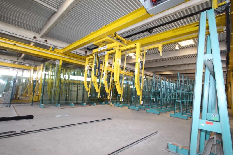Hegla PBS-6133, Glass Gantry Loading System, Automatic loading rotating ...