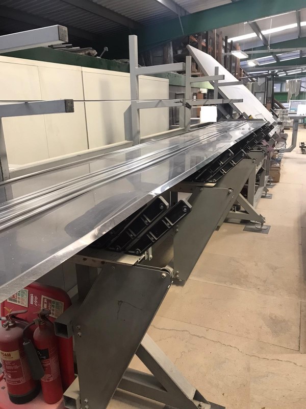 Lisec BSV-45, Spacer Bar Bending, 157.5" x 86.6" Frame Size, 60 - 2200 mm shape legs L, 250 mm ...