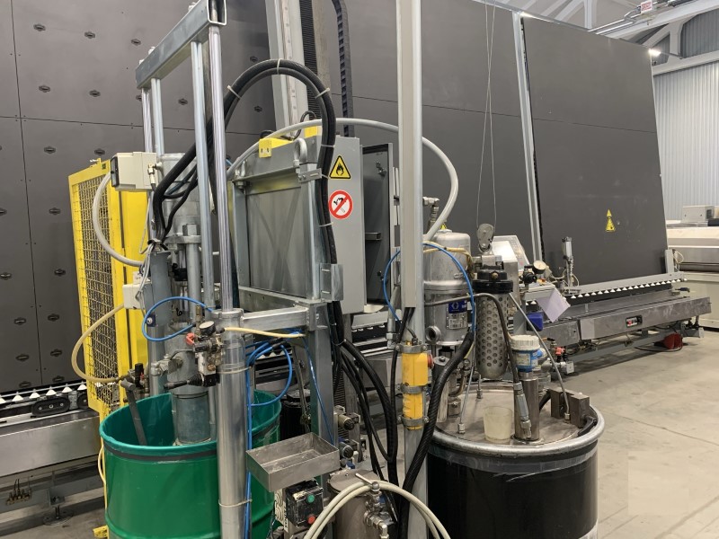 Lisec VFL-2700, IG line Sealing Robot, 2700 x 5000 mm, L-R, 6 deg ...