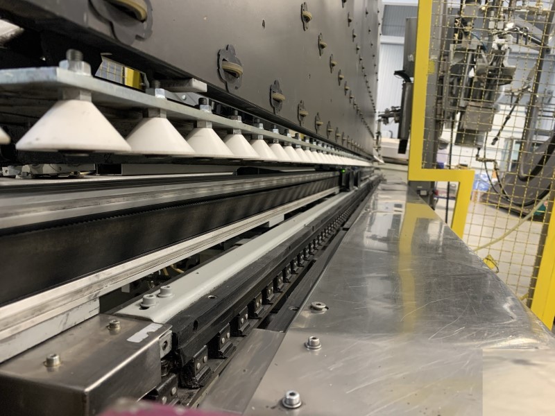 Lisec VFL-2700, IG line Sealing Robot, 2700 x 5000 mm, L-R, 6 deg ...