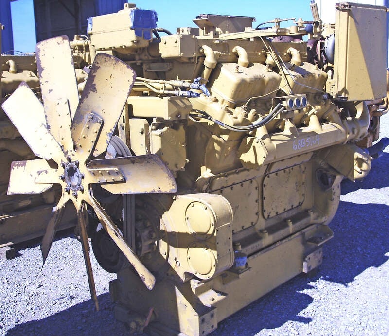 550 HP Caterpillar #D379B CORE, 1200 RPM, diesel engine for Sale ...