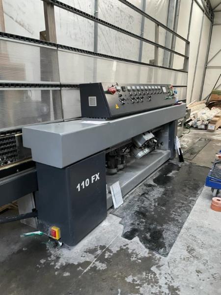 Bottero Victralux-110FX, Vertical Glass Edge Grinder, 10-Spindle, 0.6 ...