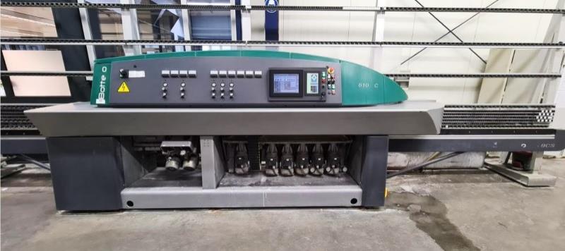 Bottero Variant-810BCS, Vertical Glass Edge Grinder, 10-spindle, 18 FPM ...