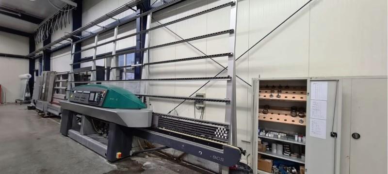 Bottero Variant-810BCS, Vertical Glass Edge Grinder, 10-spindle, 18 FPM ...